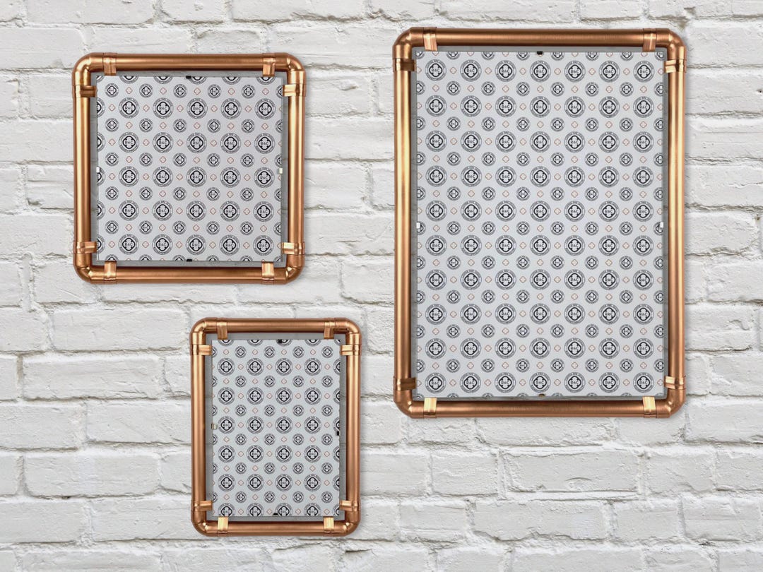Copper Pipe Photo Frame Wall Mounted - Etsy