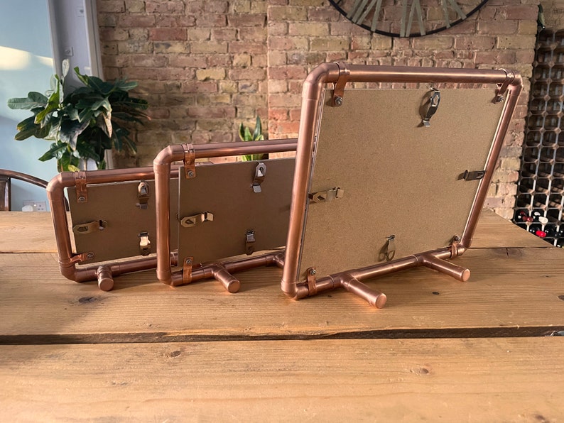 Copper Pipe Photo Frames | Etsy
