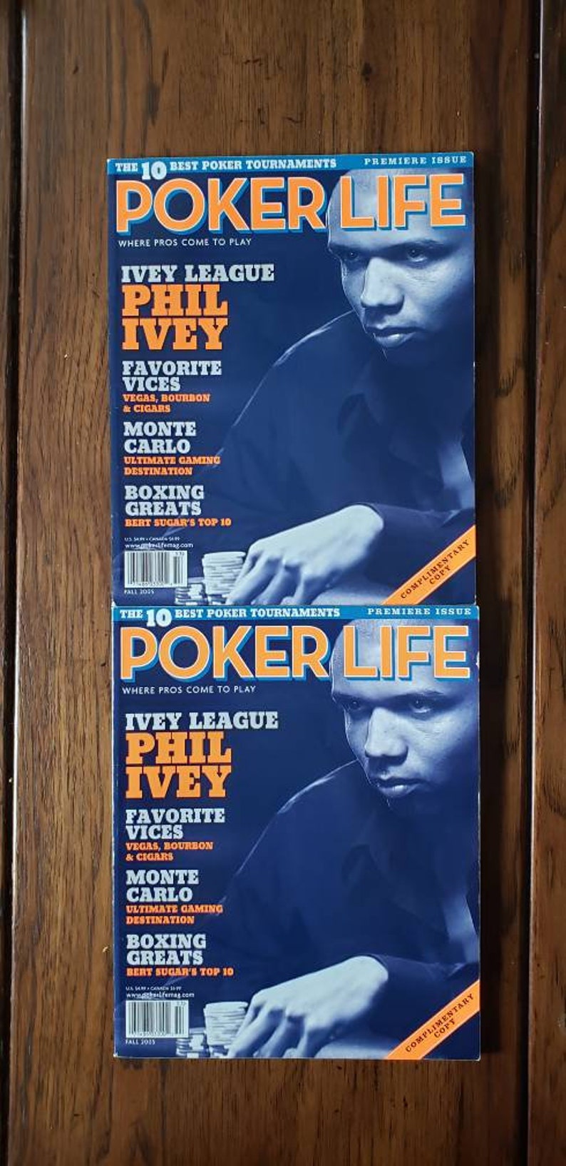 VERY RARE, Out-of-print First Issue Magazines. Titles Are Poker Life ...