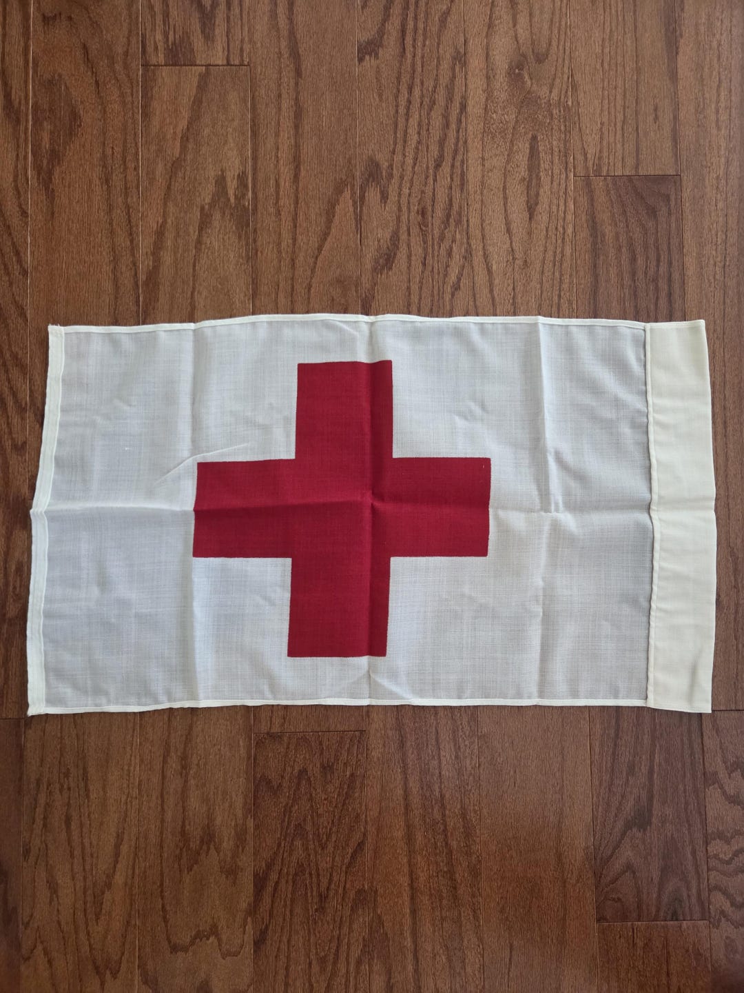 Vintage Red Cross Guidon Flag - Etsy