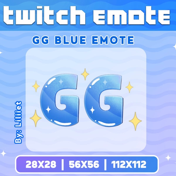 Sparkle Gg Emote - Etsy