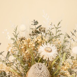 Australian Dried Native Bouquet, Dried Banksia Daisy Flower Posy, Dried ...