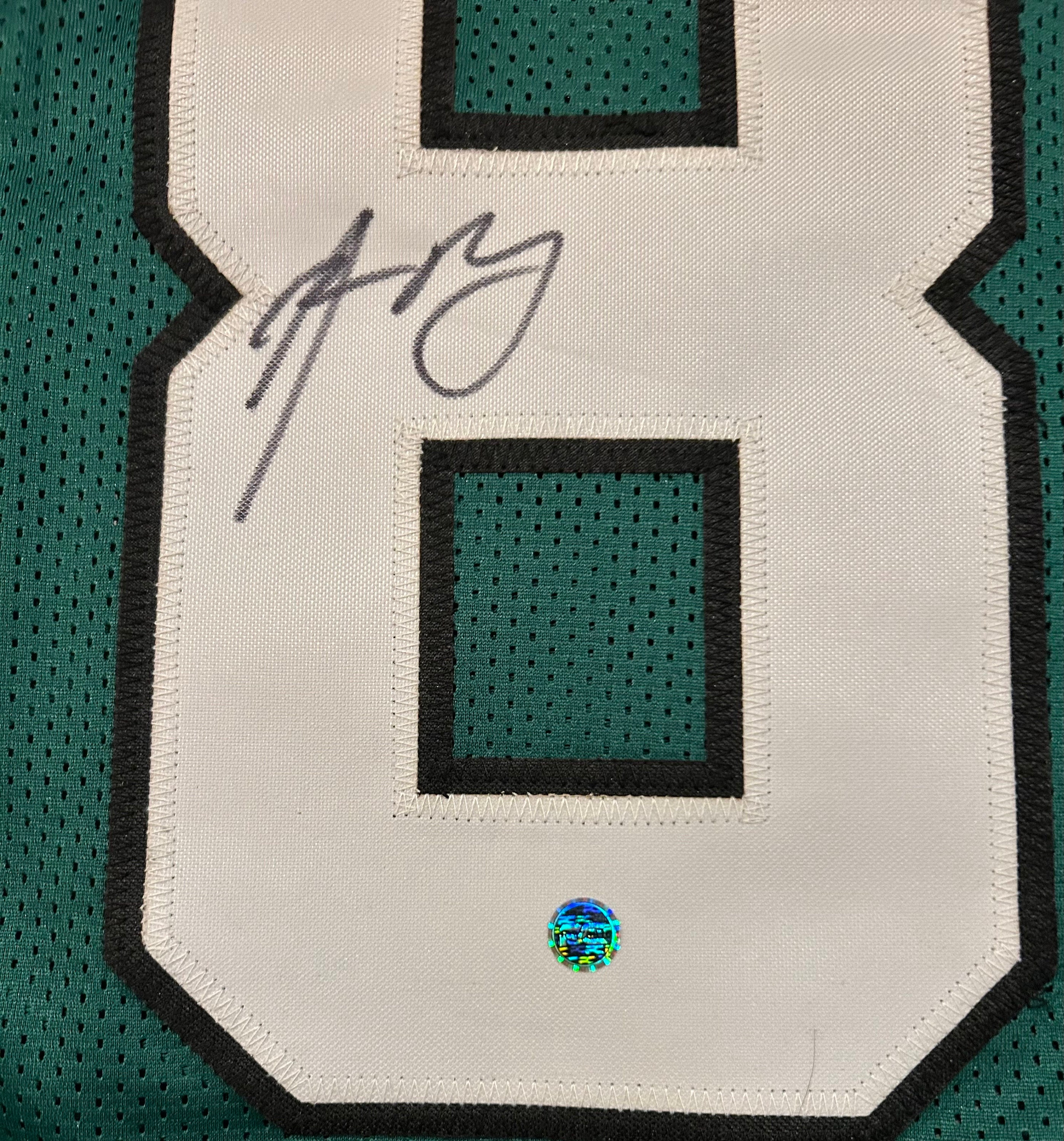 AARON RODGERS Signed New York Jets Green Custom Jersey With - Etsy