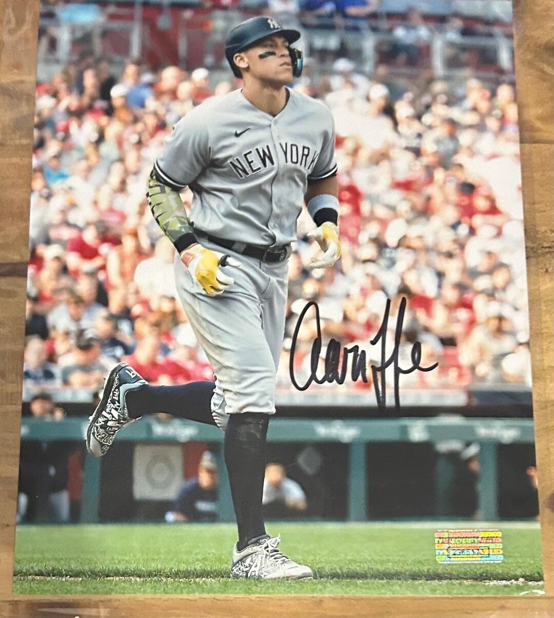 AARON JUDGE Signed New York Yankees 8x10 Photo With COA - Etsy