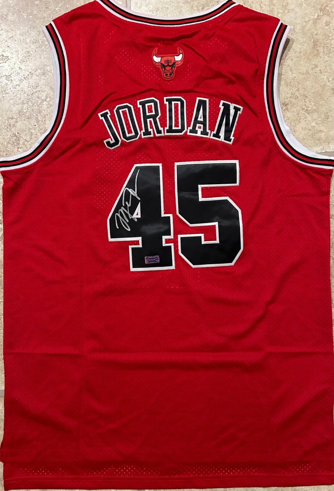 MICHAEL JORDAN Autographed Chicago Bulls 45 Jersey With Certificate of ...
