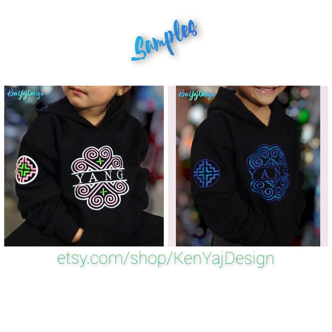 Youth Unisex Hmong Elephant Textiles With Name - Etsy