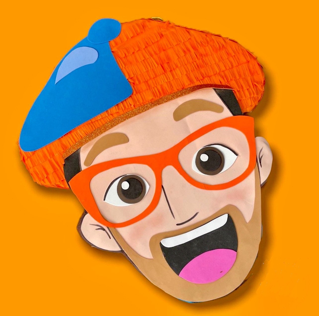 Blippi Pinata Inspired Blippi Inspired Piñata Party Supplies - Etsy India