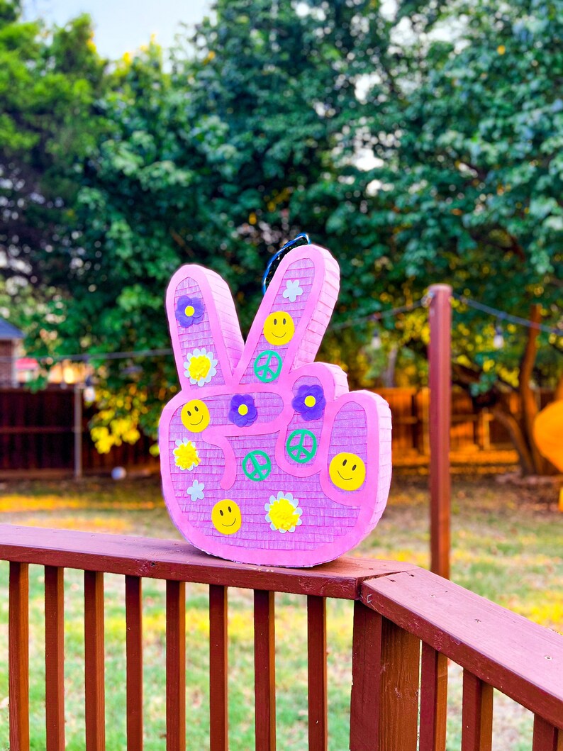 Two Groovy Pinata- Groovy Pinata Birthday Party Decoration- Birthday ...