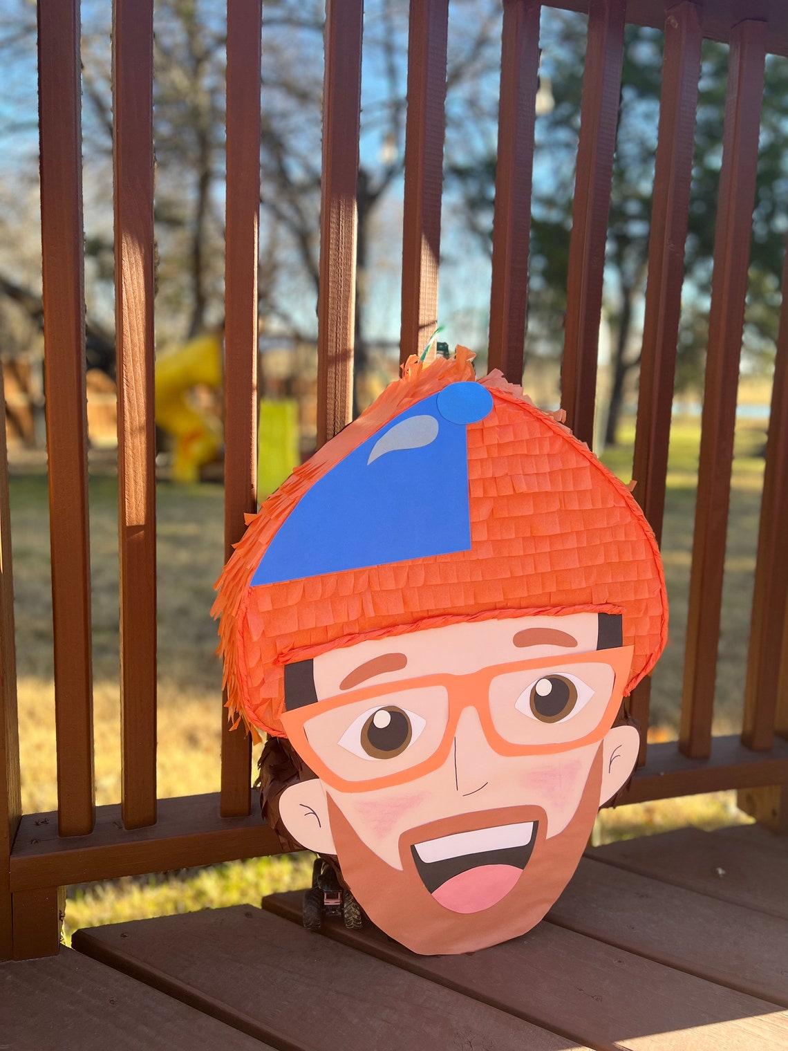 Blippi Pinata Inspired Blippi Inspired Piñata Party Supplies - Etsy