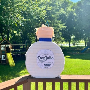 Don Julio Blanco Bottle Birthday Pinata - Tequila Bottle 70 Piñata ...