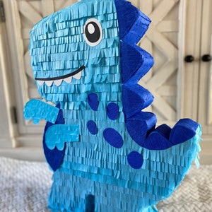 Blue Dinosaur Pinata - Etsy
