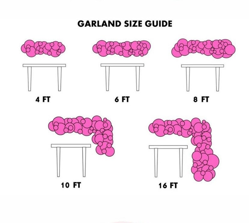 DIY Balloon Garland Kit100 Colors Choicesgiant Balloons - Etsy