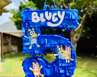 Bluey-bingo Doggy Pinata - Etsy