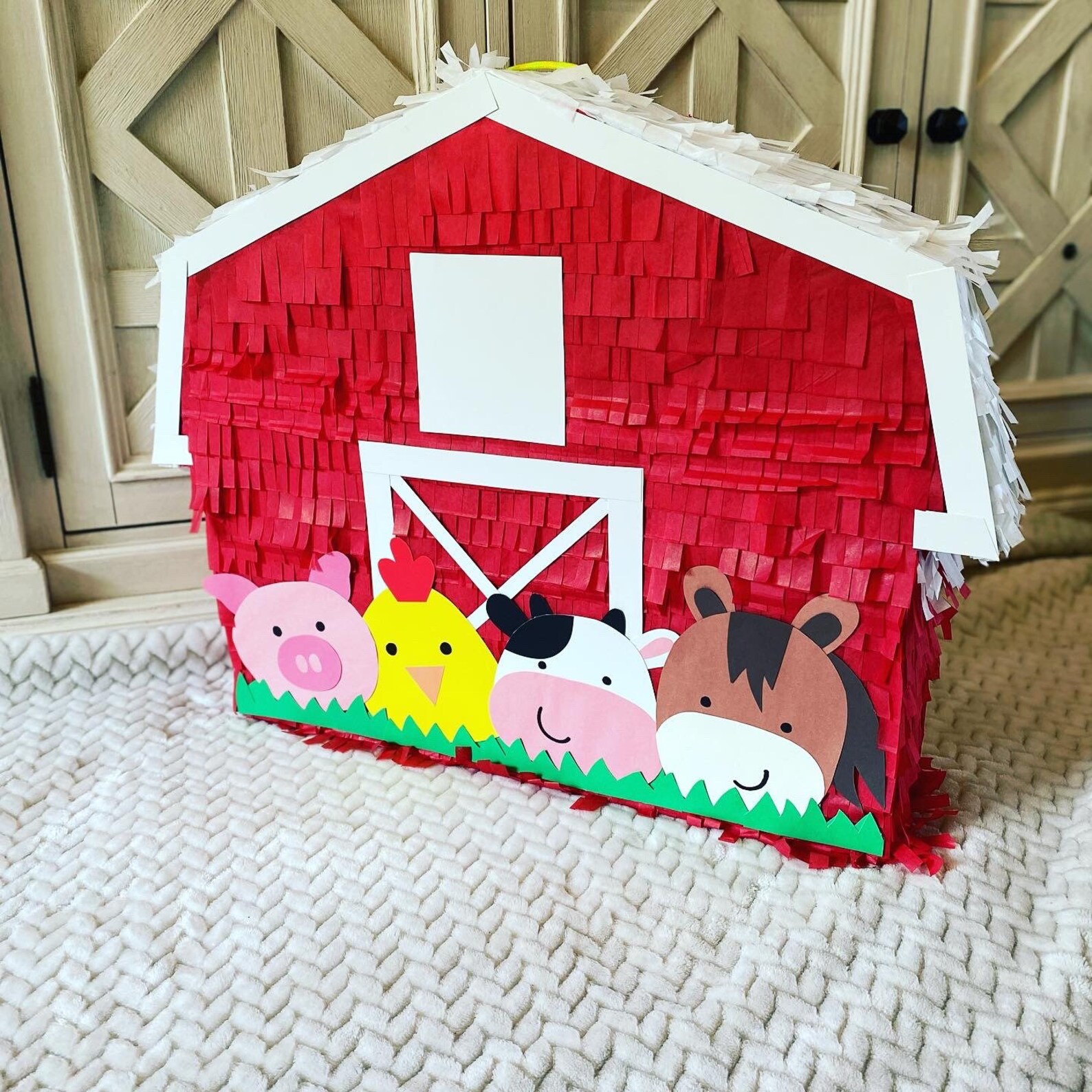 Barn Pinata Farm Themed Pinata Farm Birthday Party Decoration - Etsy
