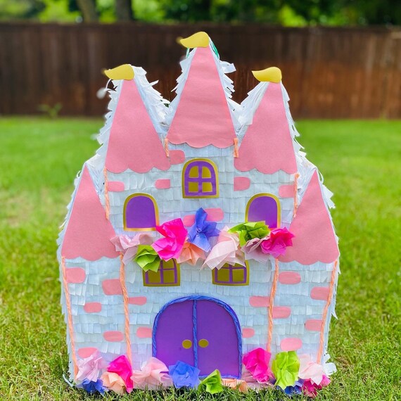 Princess Castle Pinata princess birthday party princess | Etsy