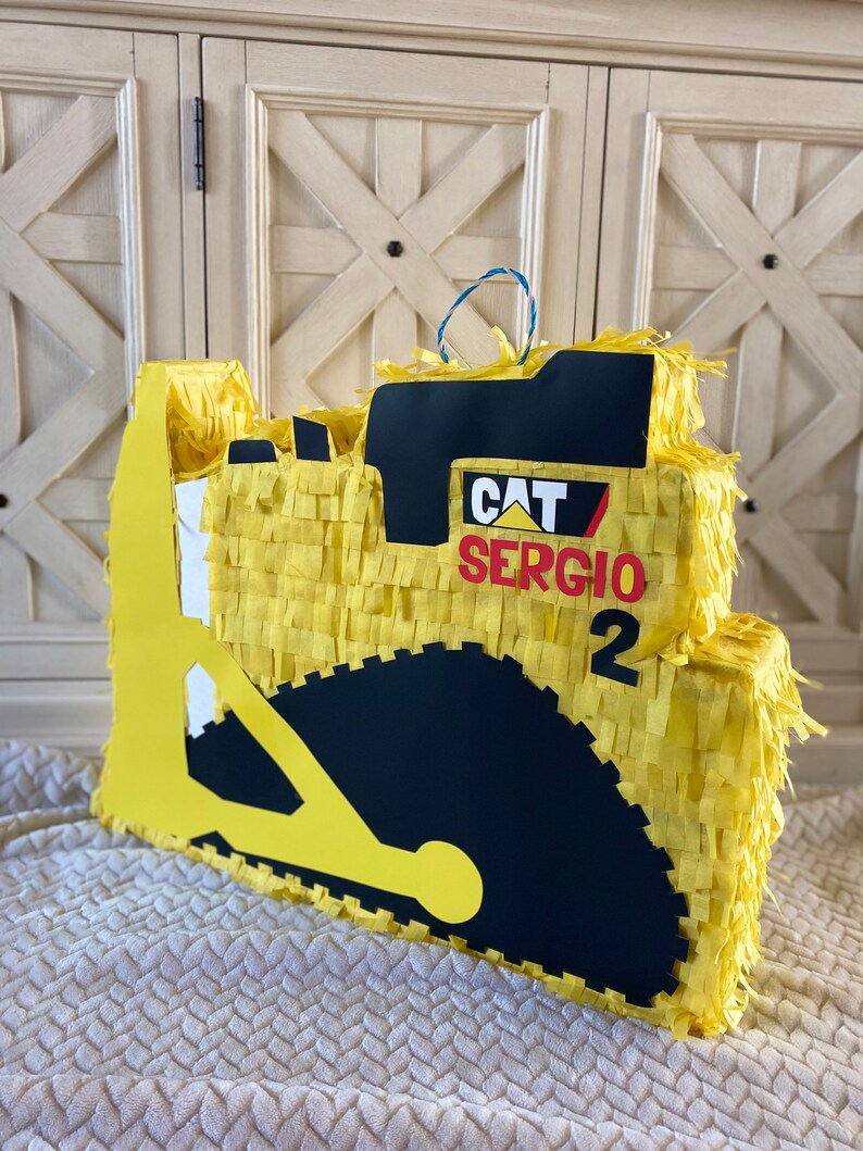 Front End Loader Bulldozer Pinata Utility Truck Pinata | Etsy