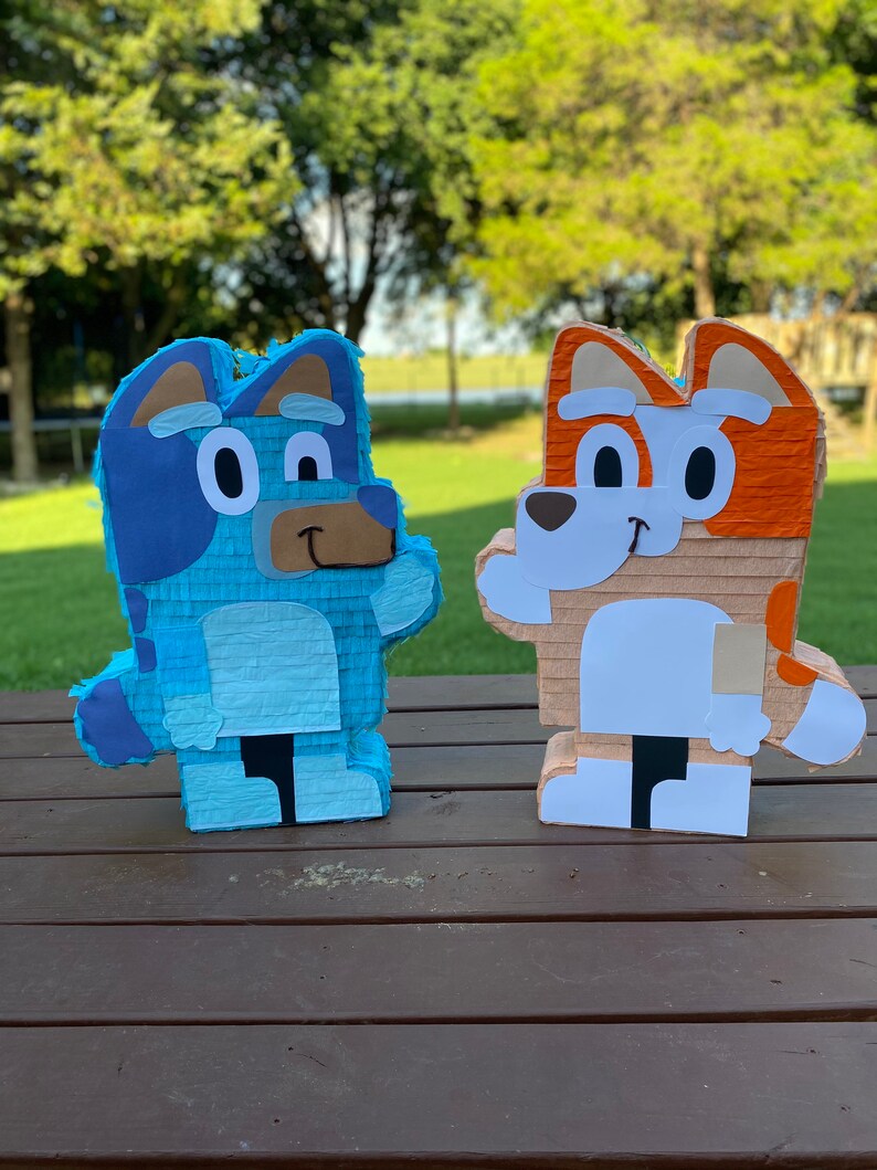 Bluey Inspired Pinata - Etsy