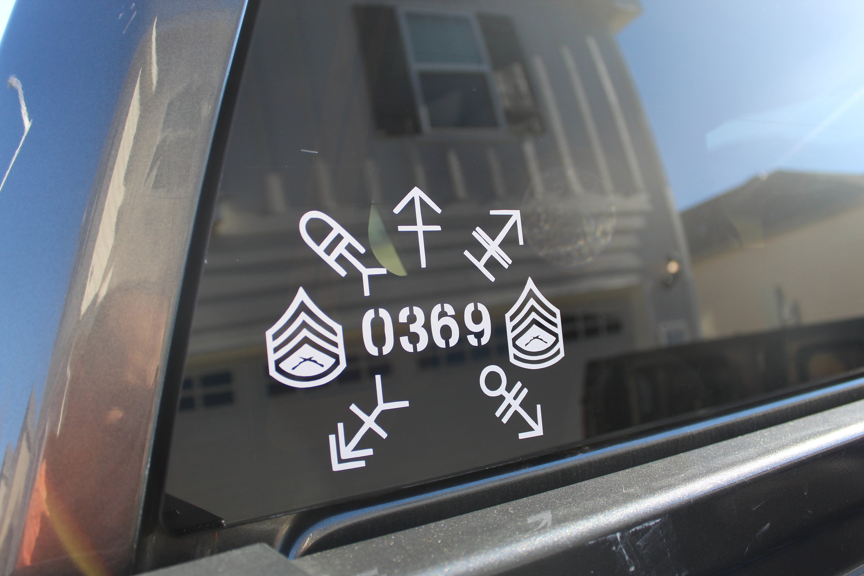 0369 USMC Infantry Unit Leader Vinyl Car Decal - Etsy