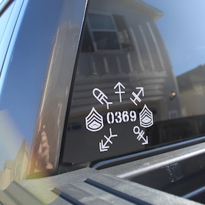 0369 USMC Infantry Unit Leader Vinyl Car Decal - Etsy