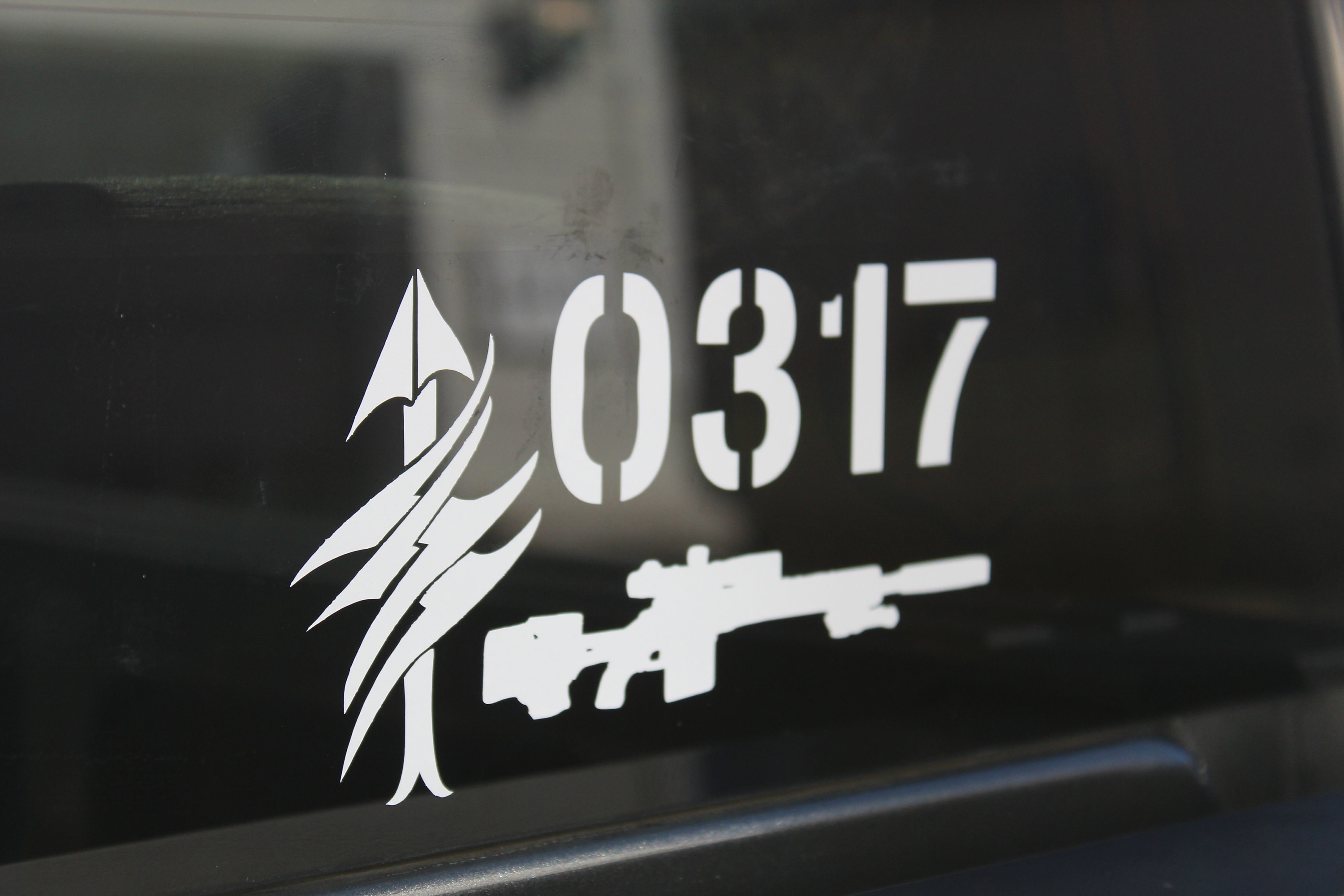 0317/8541 USMC Scout Sniper HOG Vinyl Car Decal - Etsy UK