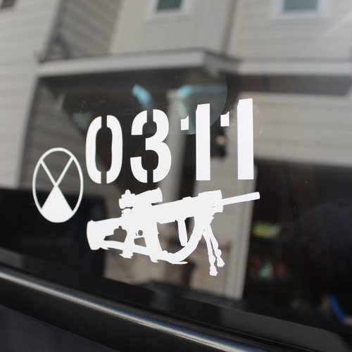 0351 USMC Assaultman Vinyl Car Decal - Etsy