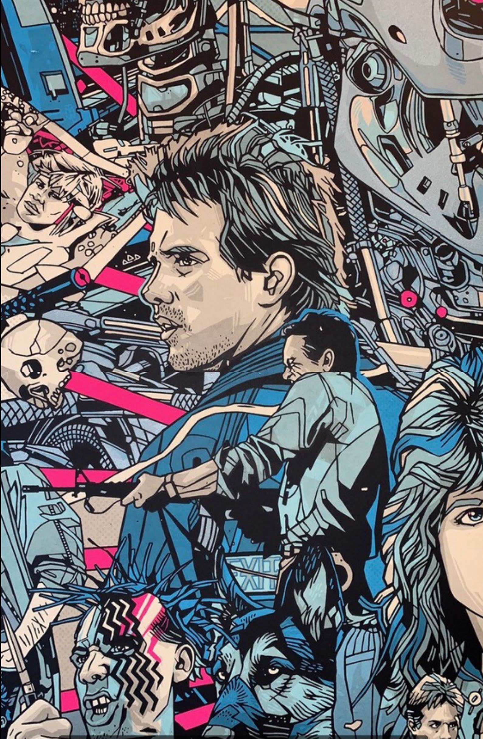 Tyler Stout The Terminator 1st Edition Mondo Poster | Etsy