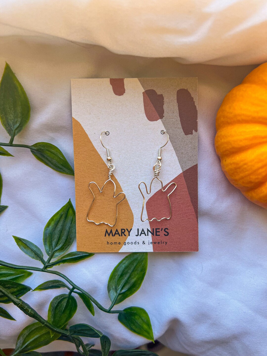 Handmade Ghost Wire Earrings - Etsy