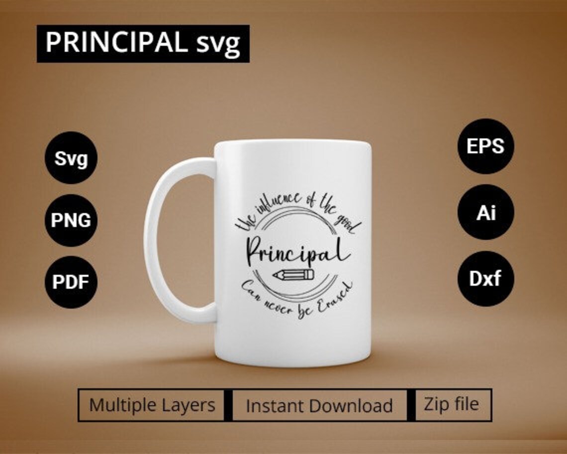 Principal Svg Assistant Principal Svg Back to School Svg - Etsy