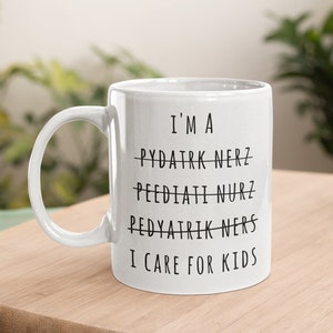 Pediatric Nurse Mug, Pediatric Nurse Gift, PNP Mug, Best Pediatric ...