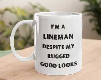 Lineman, Coffee Mug, Line Wife, Linemans Wife, Lineman Gift, Lineman ...