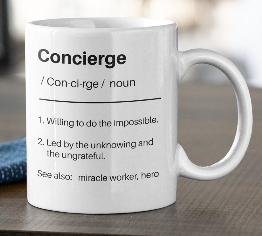 Funny Concierge Mug, Concierge Gift, Best Concierge, Hotel Concierge ...