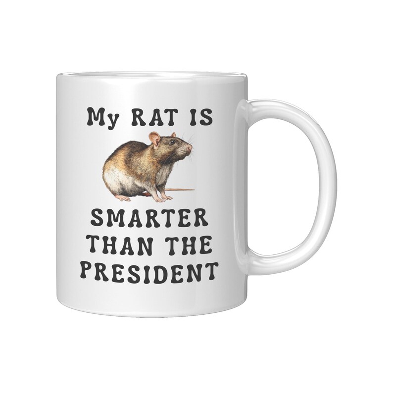 Rat Mug, Cute Rat Lover Gift, Pet Rat Coffee Cup, Rodent Owner Mug ...