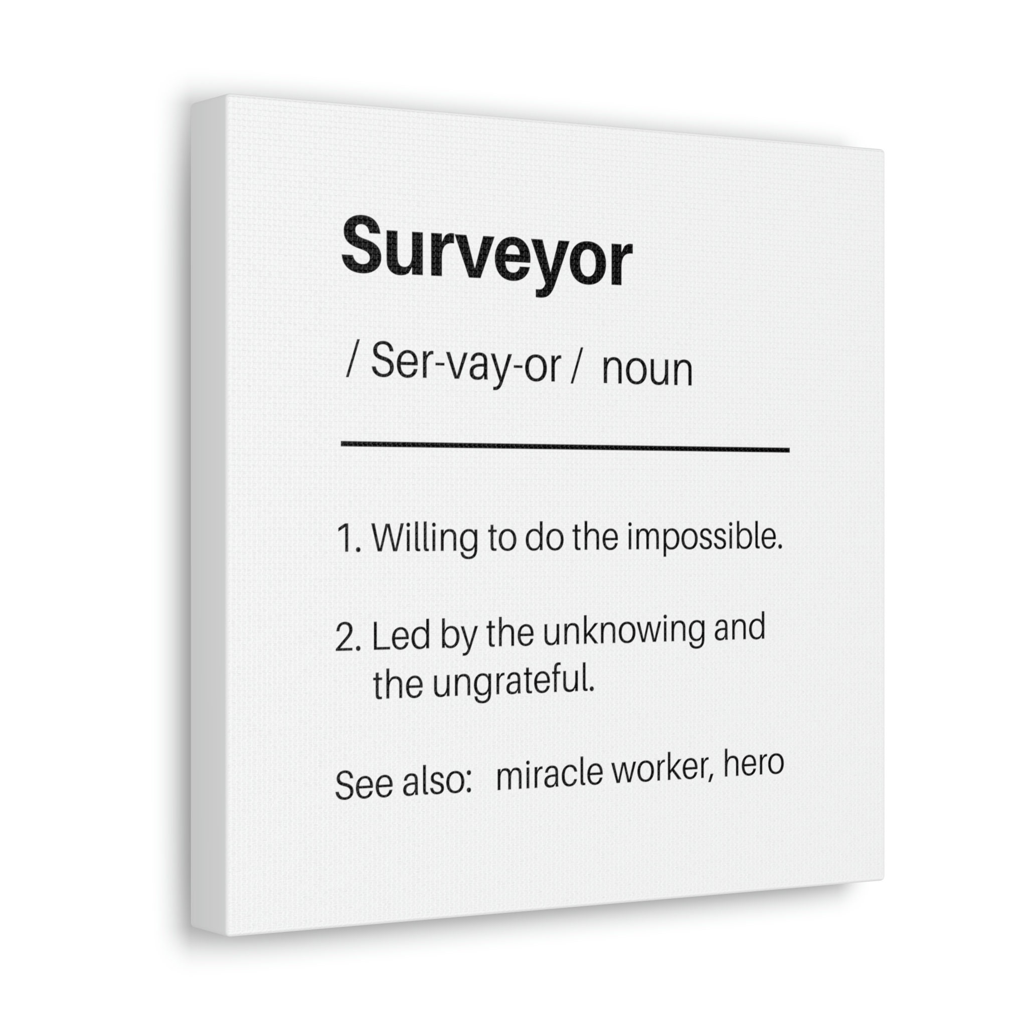 Funny Surveyor Poster Surveying Gift Land Surveyor Gift for - Etsy