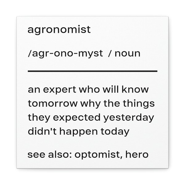 Agronomy Wall Art - Etsy