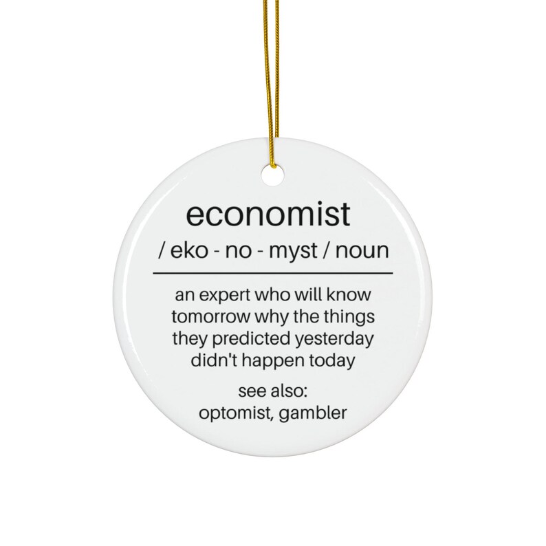 Funny Economist Ornament, Economy Gift, Economist Gifts, Business ...
