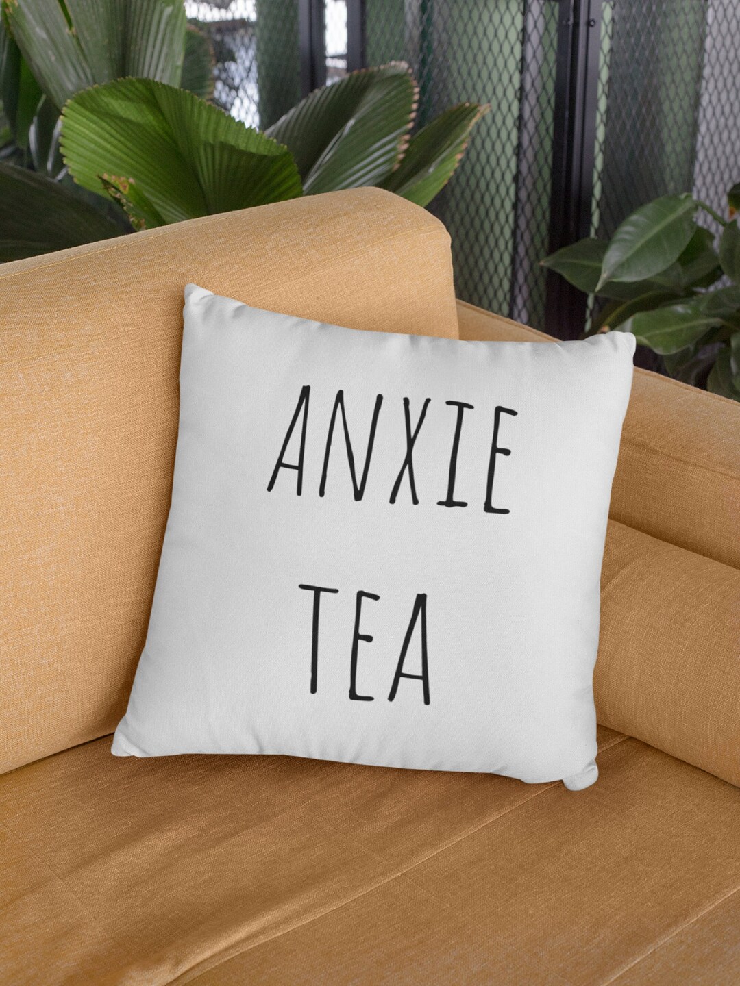 Anxiety Pillow, Funny Throw Pillow Covers, Decorative Pillow ...