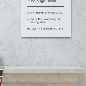 Funny Concierge Poster, Concierge Gift, Best Concierge, Hotel Concierge ...