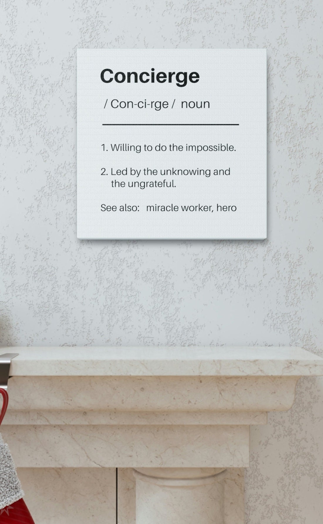 Funny Concierge Poster, Concierge Gift, Best Concierge, Hotel Concierge ...
