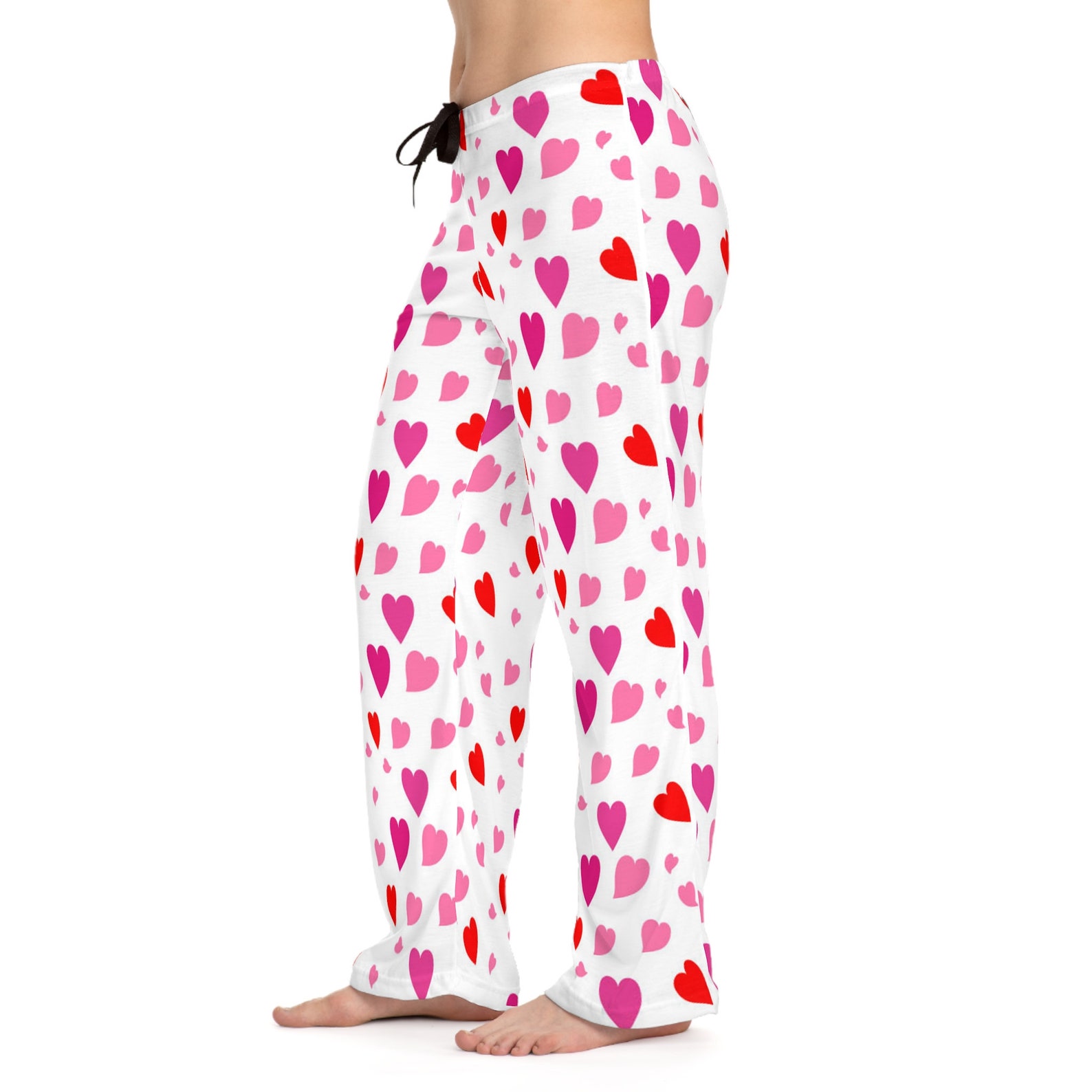 Heart Pajama Pants for Women, Super Soft Heart Pjs, Lounge Pants, PJ ...