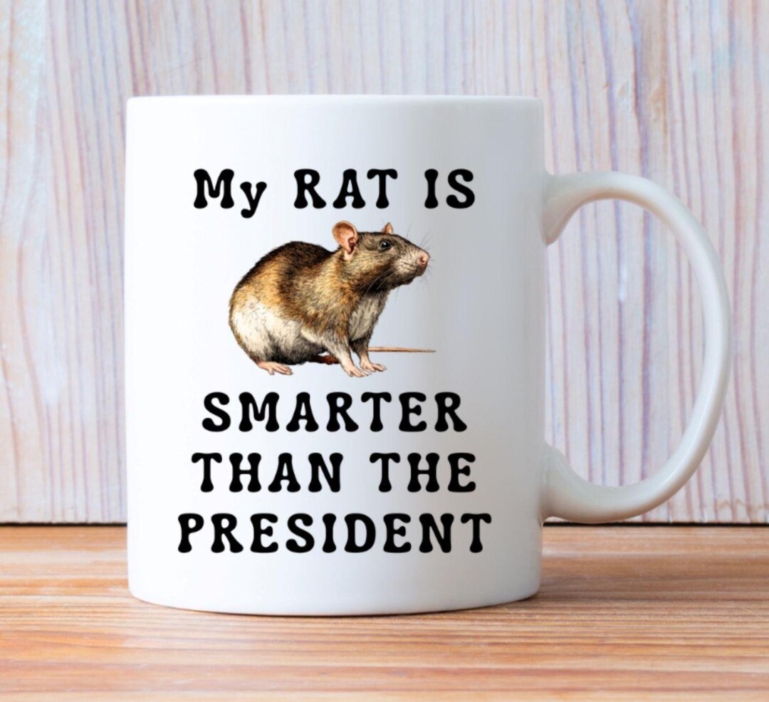 Rat Mug, Cute Rat Lover Gift, Pet Rat Coffee Cup, Rodent Owner Mug ...