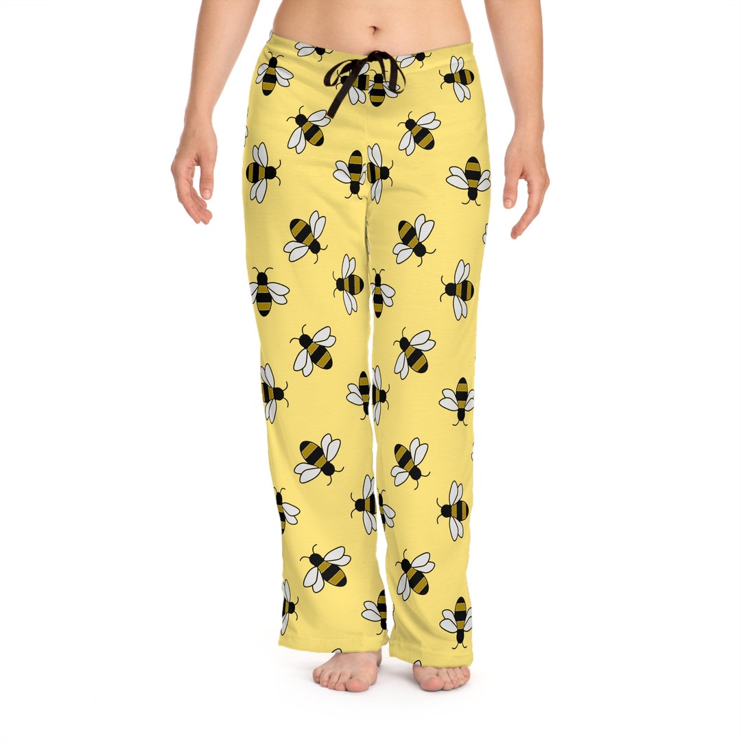 Honey Bee Pajama Pants for Women, Super Soft Pjs, Lounge Pants, PJ ...