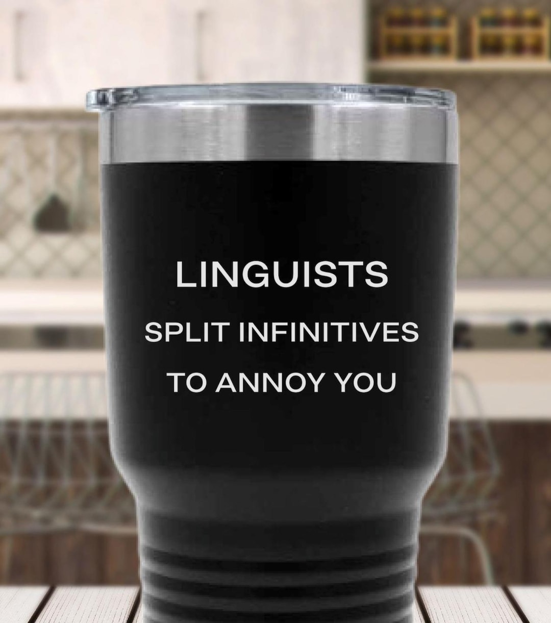 Linguist Tumbler Gift for Language Lovers, Polyglot Travel Mug ...
