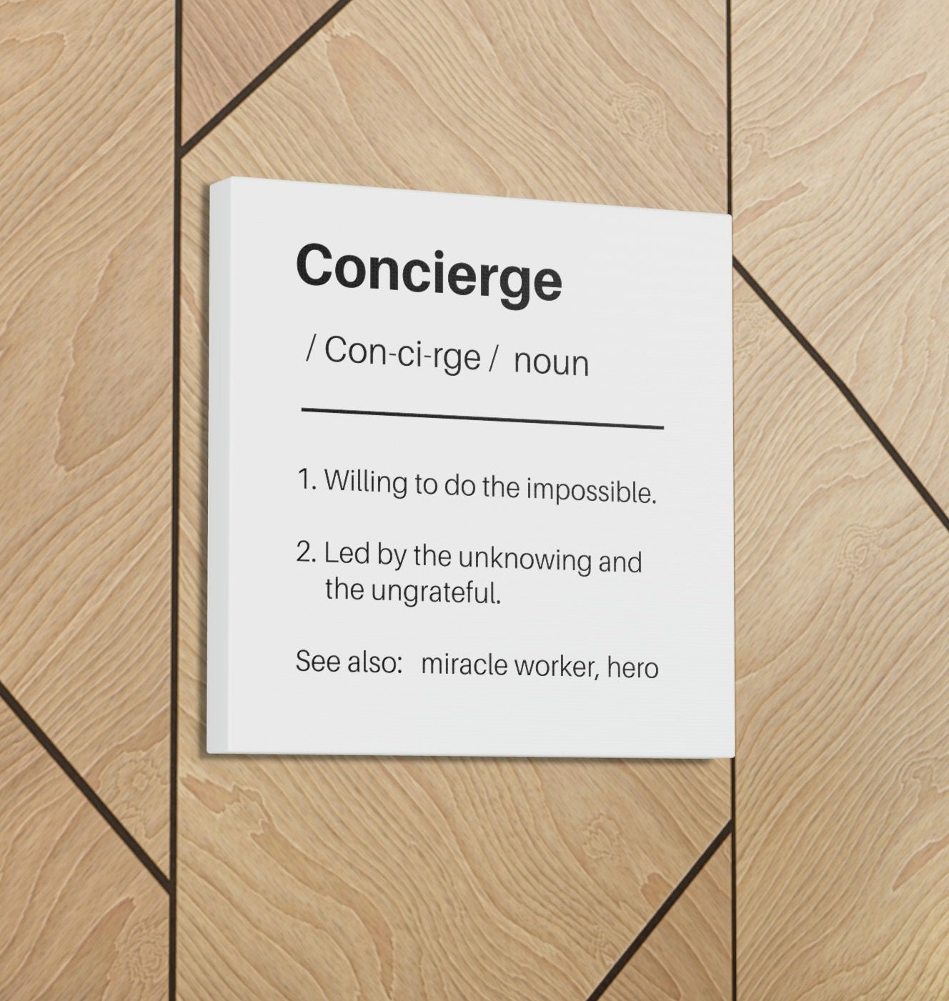 Funny Concierge Poster, Concierge Gift, Best Concierge, Hotel Concierge ...