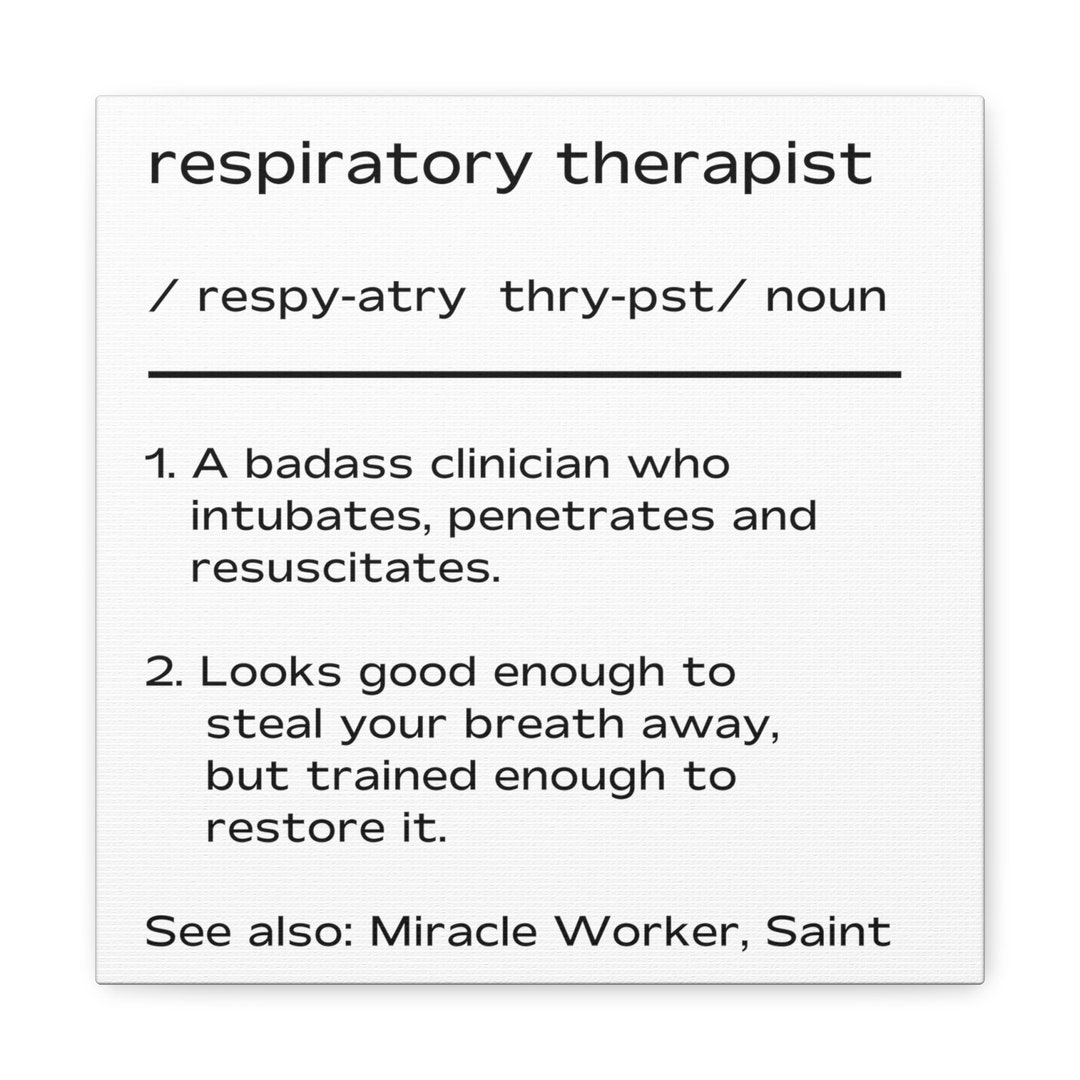 Funny Respiratory Therapist Poster, Respiratory Therapy, Respiratory ...