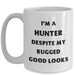 Hunter Mug, Hunter Gift, Hunting Mug, Deer Hunter Mug, Funny Hunter Mug ...