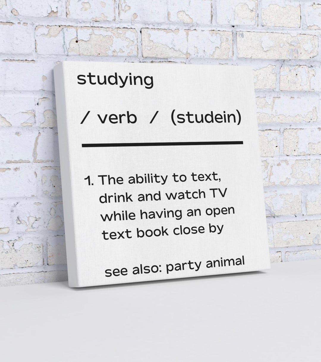 Student Study Poster, Study Motivation Wall Art, College Dorm Decor ...