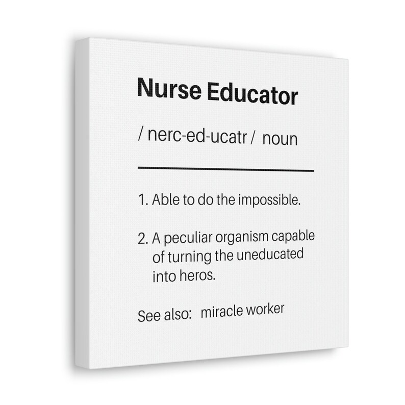 Funny Nurse Educator Poster Nurse Educator Gift Nurse - Etsy