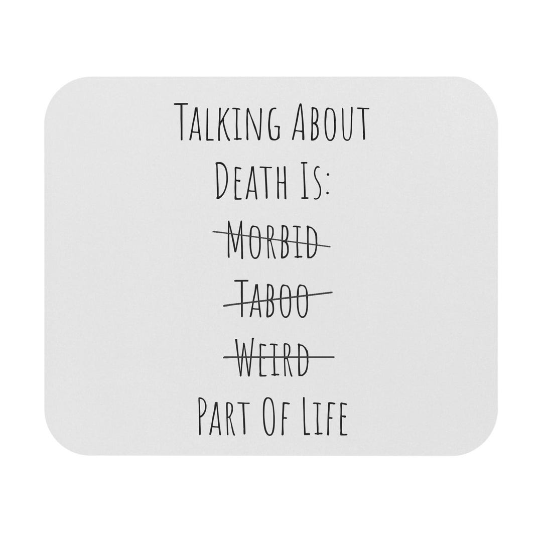 Mortician-themed Mouse Pad, Funeral Director Desk Decor, Rectangular ...