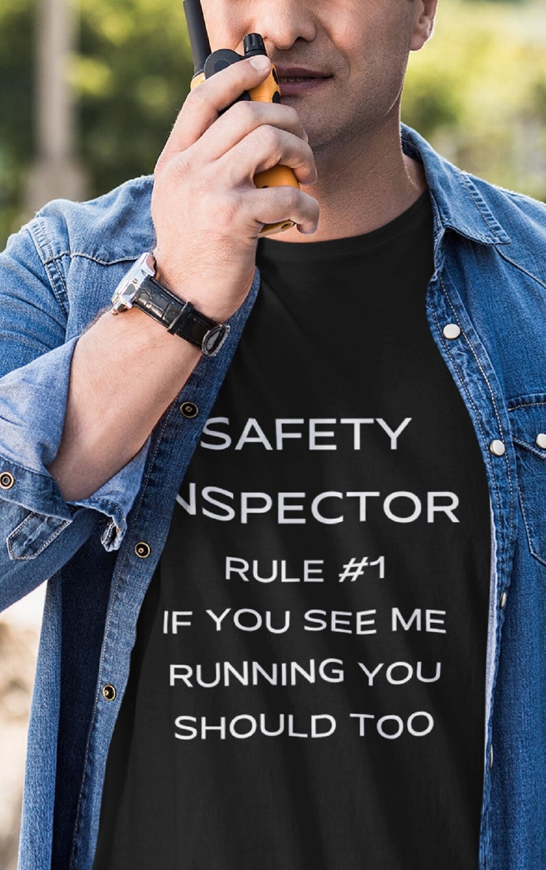 Funny Safety Inspector Shirt, Safety Tech Shirt, Health Inspector ...