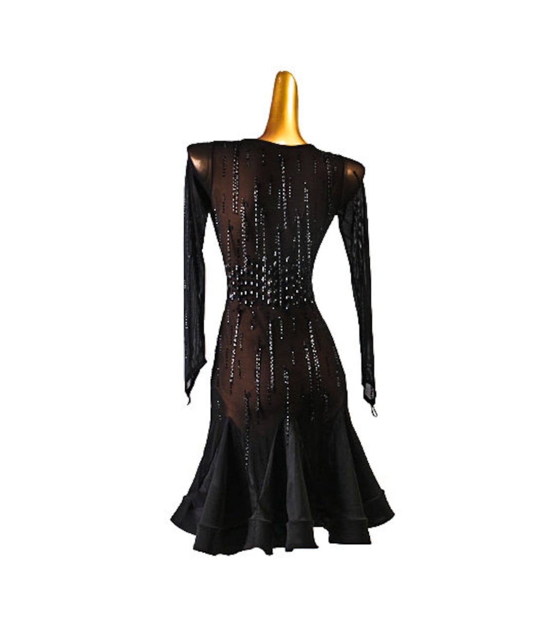 Black Latin Dance Performing/ Competition Dress Pre-order Product - Etsy